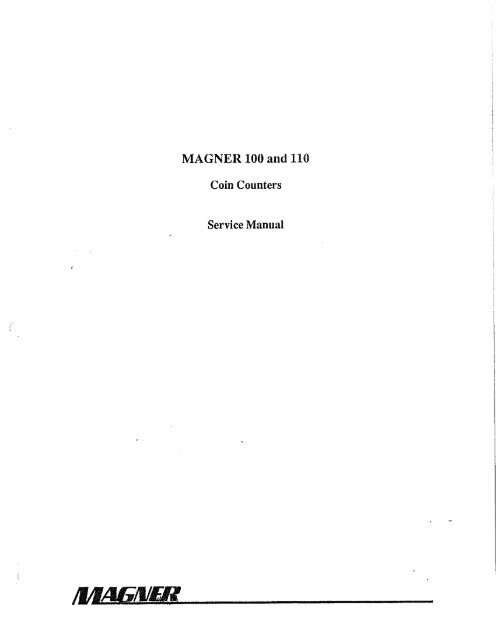Magner 110 Service - Money Counter