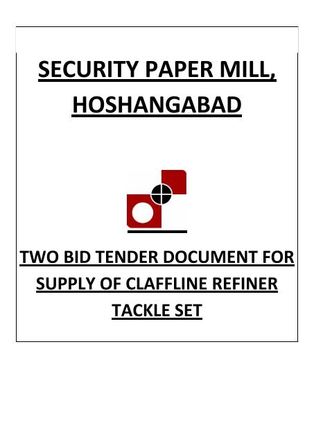 SECURITY PAPER MILL, HOSHANGABAD