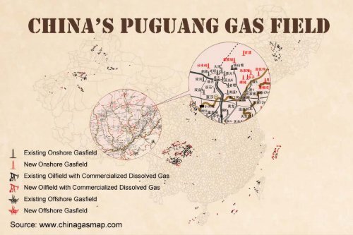 Puguang Gas Field Map