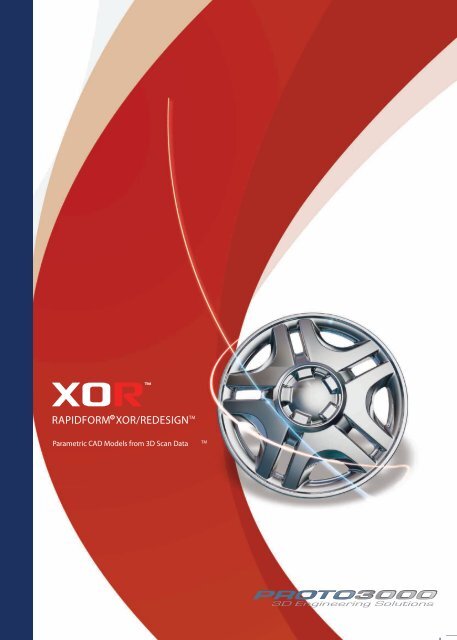 Parametric CAD Models from 3D Scan Data - Proto3000