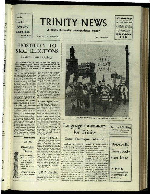 Trinity News Archive