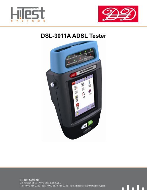 DSL-3011A ADSL Tester - HiTest