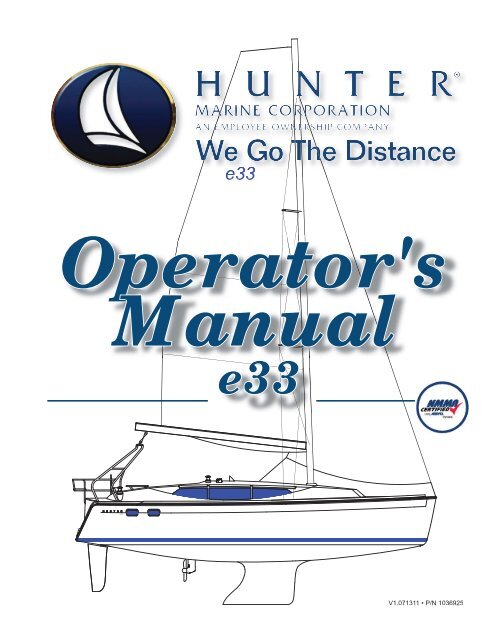 33e Operator's Manual 2012.pdf - Marlow-Hunter, LLC