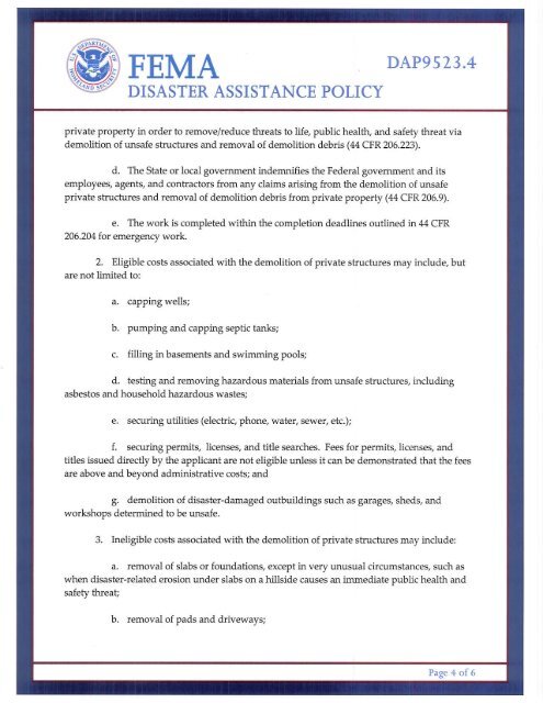 Public Assistance Debris Management Guide - Federal Emergency ...