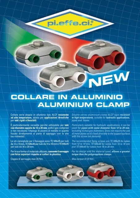 Collare serie doppia in alluminio tipo ALCF resistente ... - PI.EFFE.CI