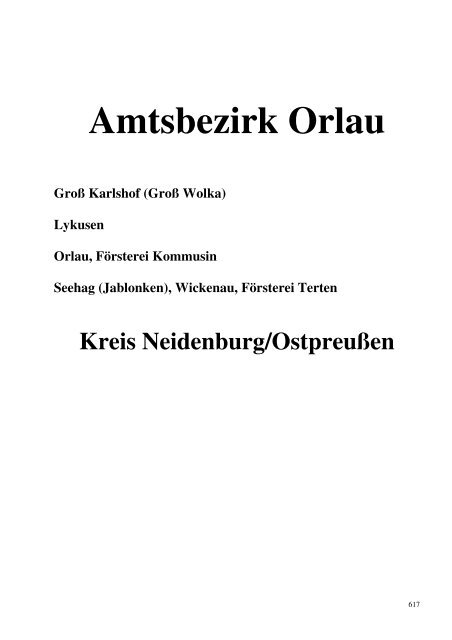 Amtsbezirk Orlau
