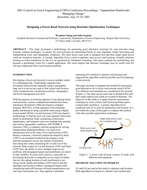 Designing a Forest Road Network Using Heuristic Optimization ...