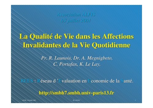 (Microsoft PowerPoint - 2001 PL-2167 Alfis ... - REES France