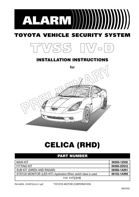 TVSS IV-D - Toyota-tech.eu