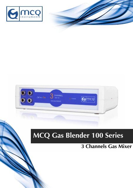 MCQ Gas Blender 100 Series - MCQ Instruments