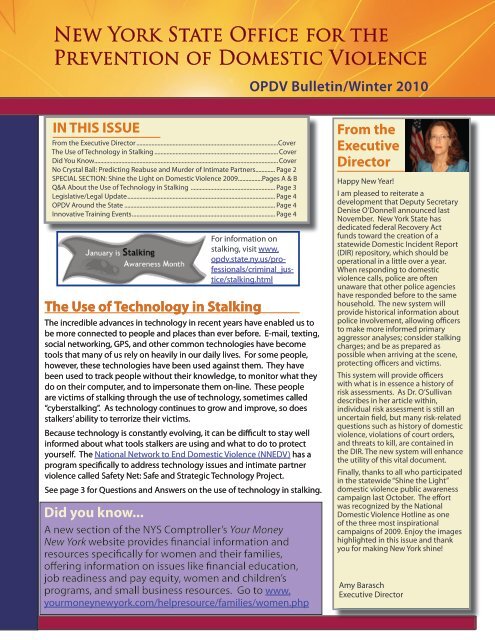 New York State Office for the Prevention of Domestic Violence