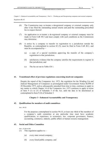 Enhanced Accountability and Transparency - Company Law Hub