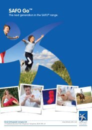 SAFO brochure - Dorset Orthopaedic