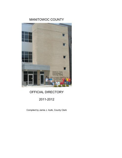 OFFICIAL DIRECTORY - Manitowoc County