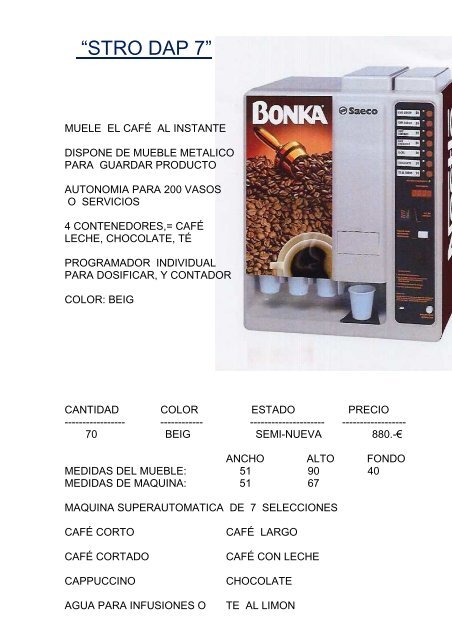 Maquina Expendedora De Cafe Y Chocolate Clearance Shop | tratenor.es Maquina Expendedora De Cafe Y Chocolate Clearance Shop | tratenor.es