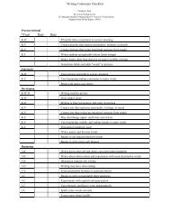 Developmental writing continuum Nampa School ... - NSD Main