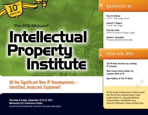 view brochure (pdf) - Minnesota CLE