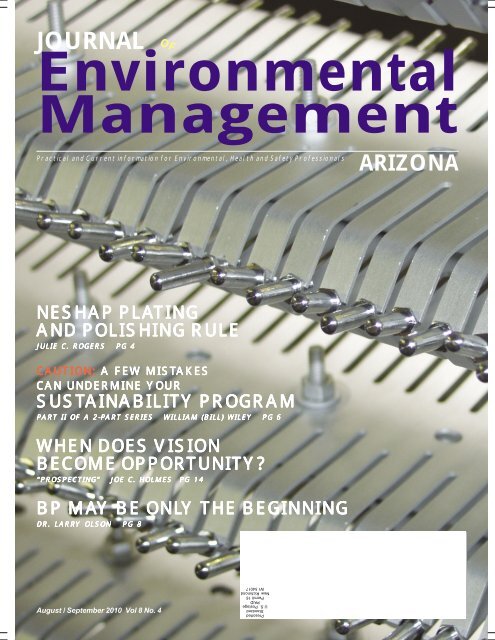 Environmental - Journal of Environmental Management Arizona