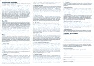 Invisalign Consent Form