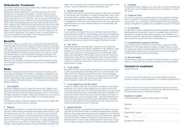 Frenectomy - Consent Form