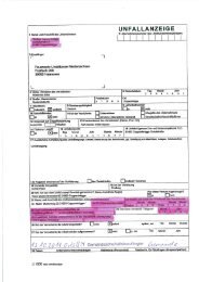 Ärztliche Unfallmeldung