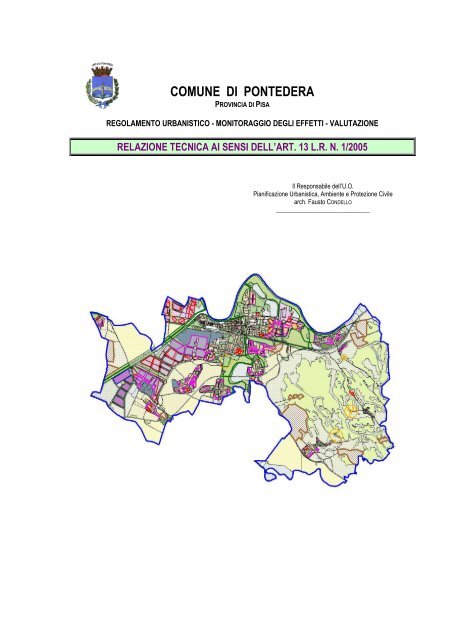 Relazione finale - Comune di Pontedera