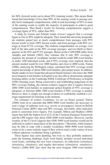 Norbert Schmitt 331 his 9