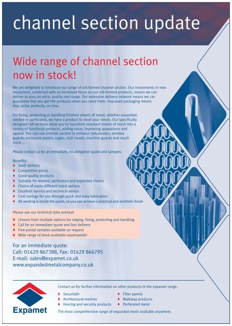 Edging Section - The Expanded Metal Company