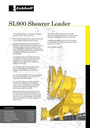 SL1000 Shearer Loader - Eickhoff