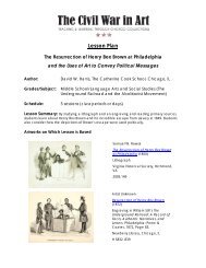 Lesson Plan - The Civil War in Art