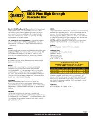 High Strength Concrete Mix - Sakrete