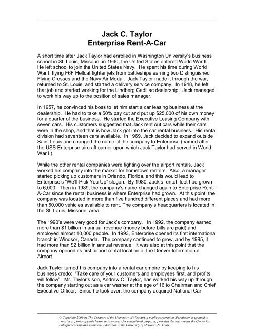 Jack Taylor Enterprise