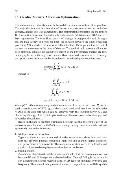 13 Optimization 13 Optimization