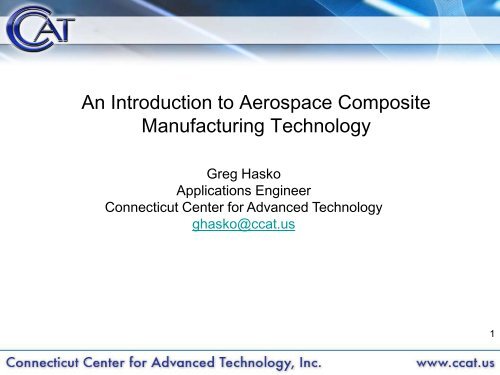 COMPOSITE MANUFACTURING - CCAT Client Portal