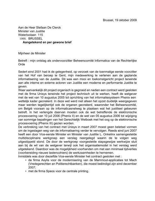 brief ontslag Beh.C. (3) - De Standaard