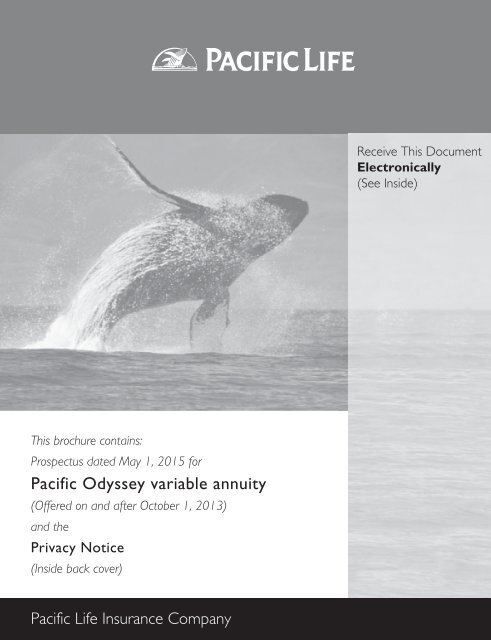 Pacific Odyssey Prospectus - Pacific Life Insurance Company
