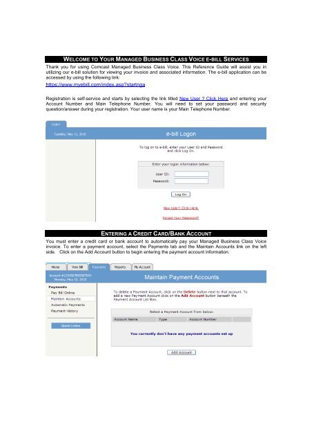 Managed Business Class Voice ebill instructions v3 - Comcast ...
