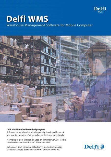 Delfi WMS handheld terminal program Software for handheld ...