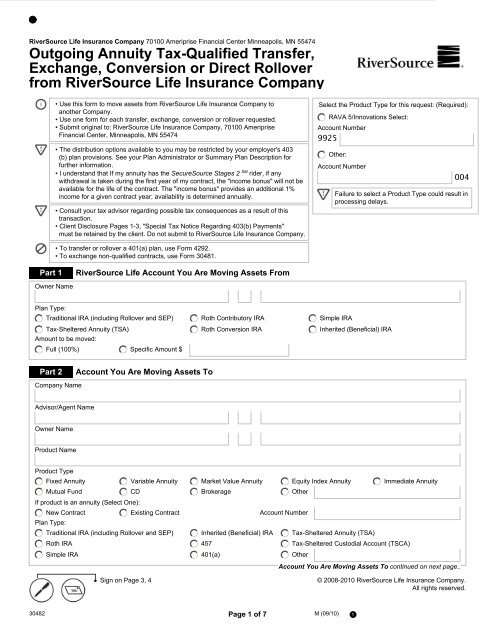 Ameriprise-RiverSource TaxQual Transfer Out.pdf - myGLPAgent
