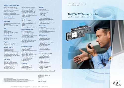 TMR880i - Center Communication Systems GmbH