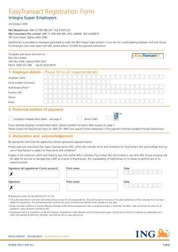Nomination of Beneficiary Form â binding and non-binding - OnePath