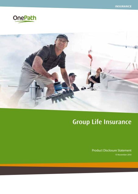Product Disclosure Statement - Group Life Insurance - OnePath