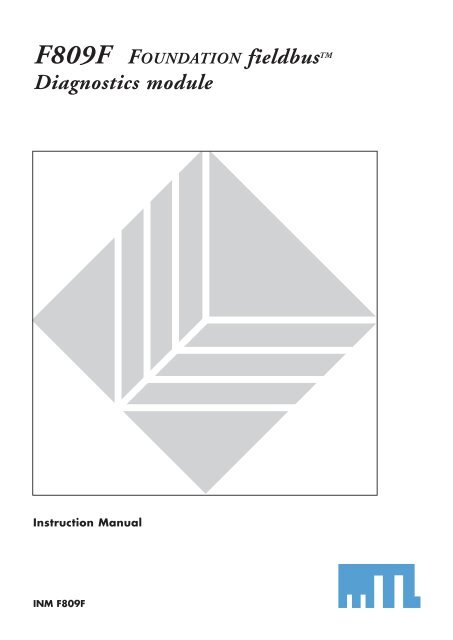 F809F FOUNDATION fieldbus Diagnostics module - MTL Instruments