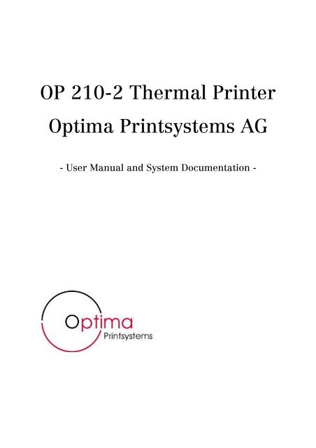 2 - Optima Printsystems