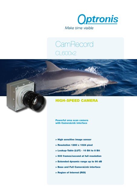 CamRecord CL600x2 - Optronis GmbH