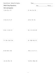 Multi Step Trig Problems