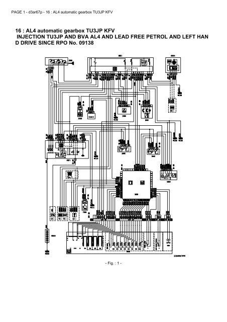 16 : AL4 automatic gearbox TU3JP KFV INJECTION TU3JP AND BVA AL4 ...