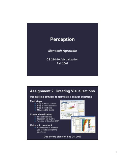 Perception - Visualization