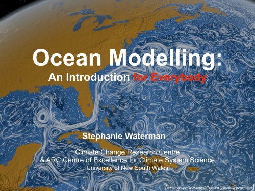 Ocean modelling - Centre of Excellence for Climate System Science
