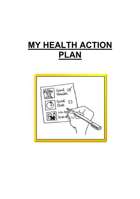MY HEALTH ACTION PLAN - The Council for Disabled Children